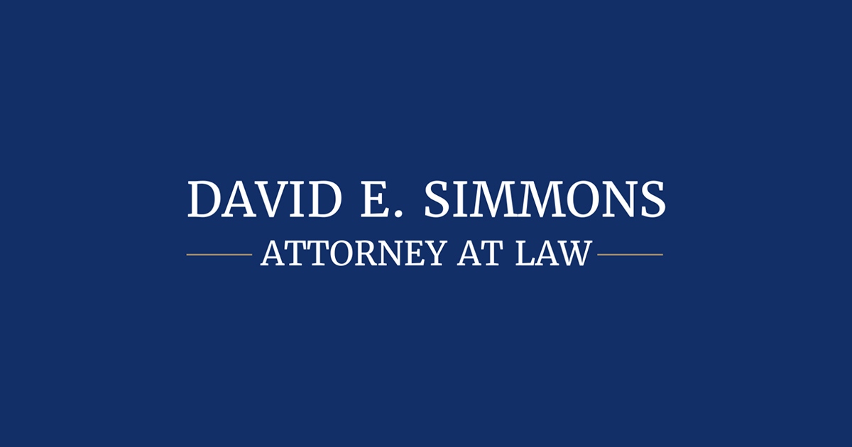 Home - Little Rock, AR Law Firm | David E. Simmons, Attorney At Law