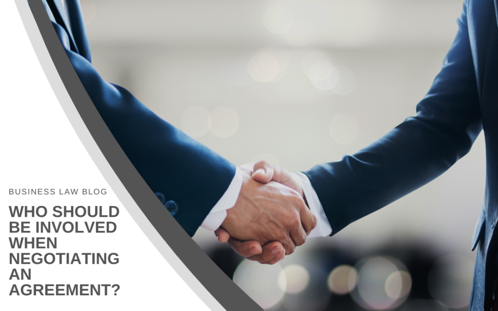 Who Should Be Involved When Negotiating An Agreement? - Test Blog